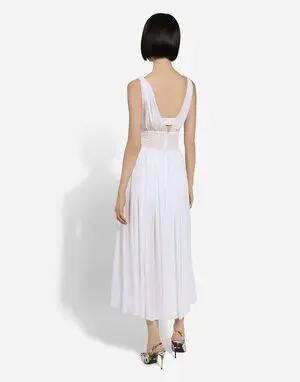 Dolce & Gabbana V-neck Midi Dress