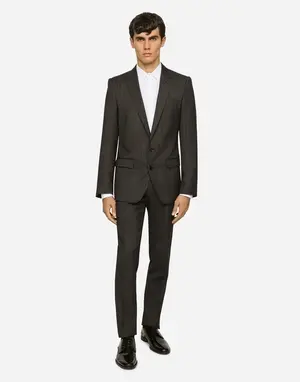 Dolce & Gabbana Single-breasted Pinstripe Wool Martini-fit Suit - Multicolor