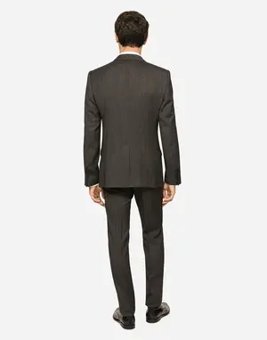 Dolce & Gabbana Single-breasted Pinstripe Wool Martini-fit Suit - Multicolor