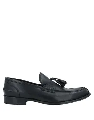 BRUNO VERRI Calfskin Loafers With Tassels And Block Heel