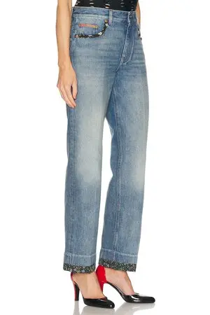 Valentino Garavani Straight Leg Jeans