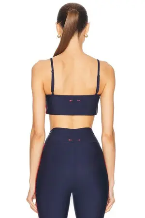 The Upside Oxford Hutton Scoop Neck Sports Bra - Navy