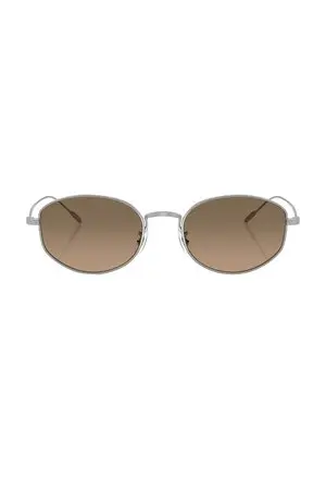 Oliver Spencer Estra Metallic Sunglasses - Silver