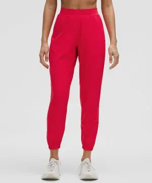 Perforated High-Rise Joggers