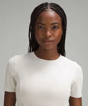 Lululemon Twist-back Ribbed Short-sleeve Shirt