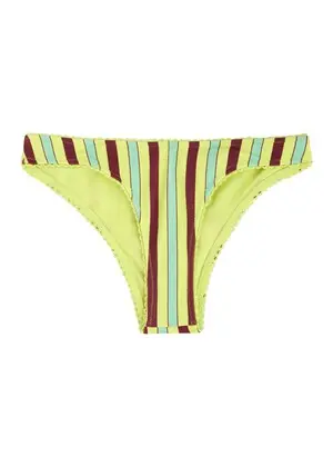DAMSON MADDER Striped Bikini Bottom - Multicoloured