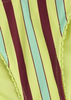 DAMSON MADDER Striped Bikini Bottom - Multicoloured
