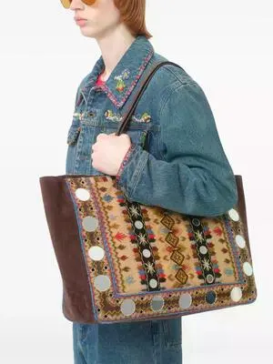 Valentino Garavani Embroidered Denim Jacket - Blue