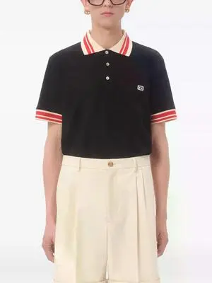 Valentino Garavani Logo-patch Polo Shirt