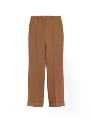 Valentino Garavani Cuffed Gabardine Trousers