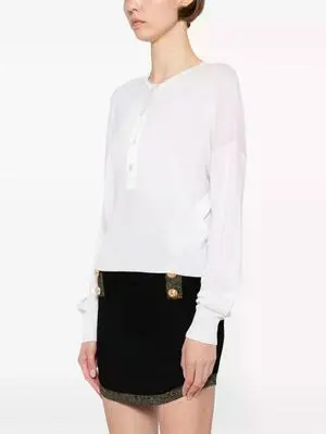 TOM FORD Drop-shoulder Top - Neutrals