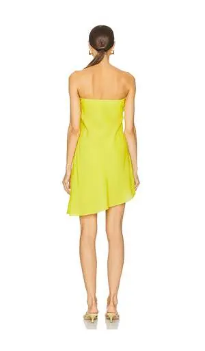 Rococo Sand Strapless Floral Crepe Mini Dress