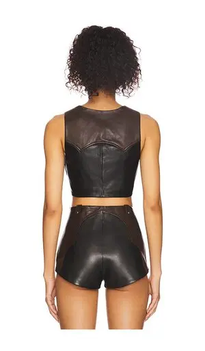 LAMARQUE X Revolve Dolly Leather Top