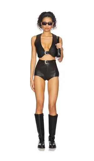 LAMARQUE X Revolve Dolly Leather Top