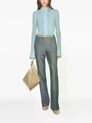 Tory Burch Sheer Long-sleeve Shirt