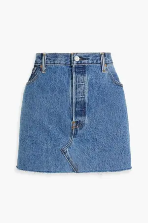 RE/DONE WITH LEVI'S Levi's Denim Mini Skirt
