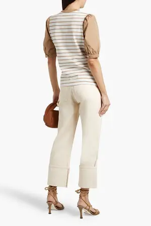 Veronica Beard Dylan High-rise Straight-leg Jeans