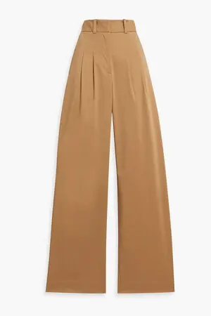 Light Brown Wide-Leg Pants