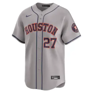 Nike Jose Altuve Houston Astros Mlb Limited Jersey - Grey