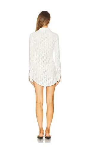 STONE COLD FOX X Eyelet Knit Mini Dress