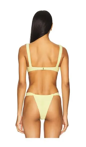 LOVERS AND FRIENDS Chasing Sunsets Bikini Top - Yellow