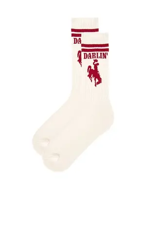 DARLIN Roundup Crew Socks