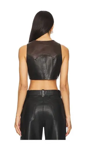 LAMARQUE X Dolly Leather Top
