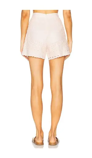 KARINA GRIMALDI Aurora Embroidered Shorts