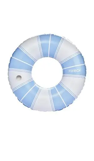 FUNBOY Vintage Luxe Tube Float In Blue - Blue Vintage Luxe