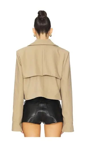 WeWoreWhat Cropped Trench Coat