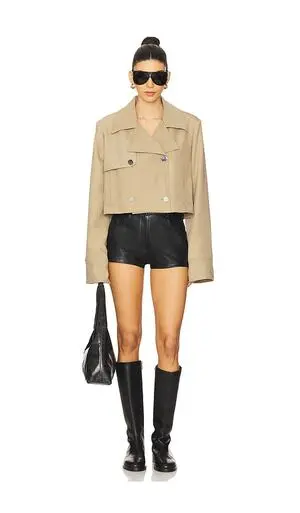 WeWoreWhat Cropped Trench Coat