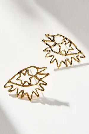 ELISE TSIKIS Geometric Post Earrings