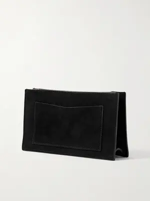 METIER Ease Suede Clutch - Black
