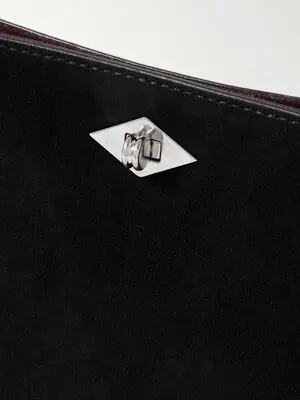 METIER Ease Suede Clutch - Black