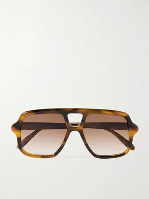 Loewe Aviator-style Sunglasses - Brown