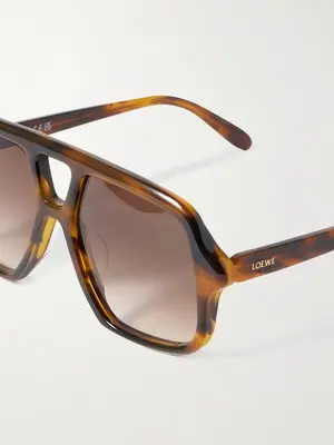 Loewe Aviator-style Sunglasses - Brown