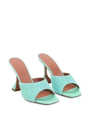Amina Muaddi Lupita Sandals - Green