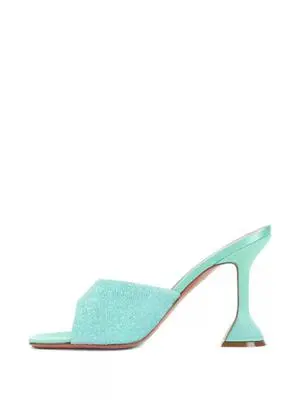 Amina Muaddi Lupita Sandals - Green