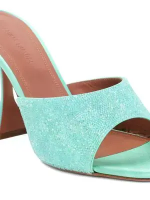 Amina Muaddi Lupita Sandals - Green