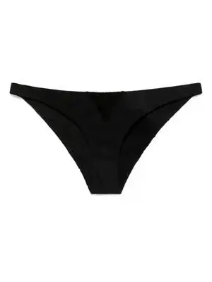 Kiki De Montparnasse Lace Inset Bikini Bottom - Black