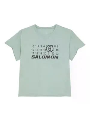 MM6 MAISON MARGIELA X SALOMON Logo-print T-shirt - Green