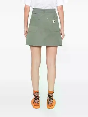 Carhartt Work In Progress Double Knee Mini Skirt - Green