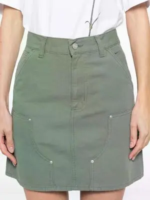 Carhartt Work In Progress Double Knee Mini Skirt - Green