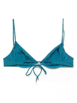 Kiki De Montparnasse Lace-up Demi Bikini Top