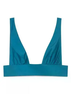 Kiki De Montparnasse Echauffe Swim Hw Bikini Top - Blue