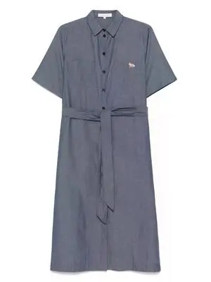 Maison Kitsuné Double-pocket Midi Shirt Dress