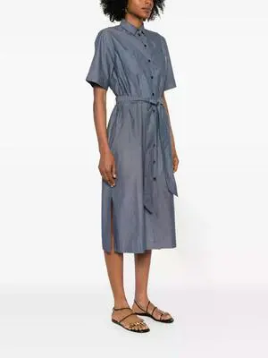 Maison Kitsuné Double-pocket Midi Shirt Dress