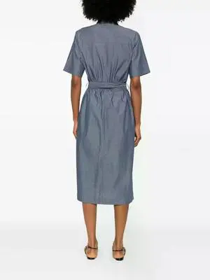 Maison Kitsuné Double-pocket Midi Shirt Dress