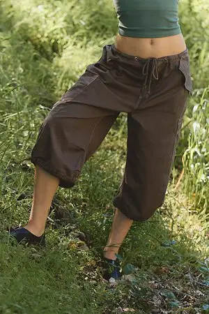 Free People Canyon Crop Hike Pants - Pewter
