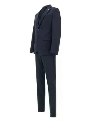 MANUEL RITZ Single-breasted Suit - Blue